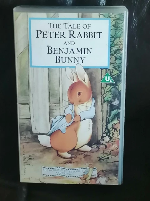 VINTAGE 1992 PETER Rabbit & Benjamin Bunny VHS Video - Please Read ...
