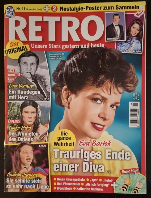 ZEITSCHRIFT RETRO AUSGABE 11/ November 2025 EUR 1,70 - PicClick DE