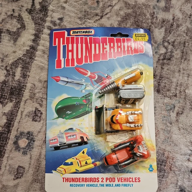 THUNDERBIRDS MATCHBOX THUNDERBIRDS 2 Pod Vehicles The Mole Firefly ...