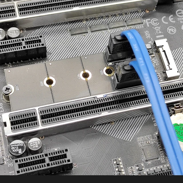 NGFF M2 NVME To SATA3.0 Adapter JMB582 Card Adapter PCIE 3.0 (NVME to 2 ...