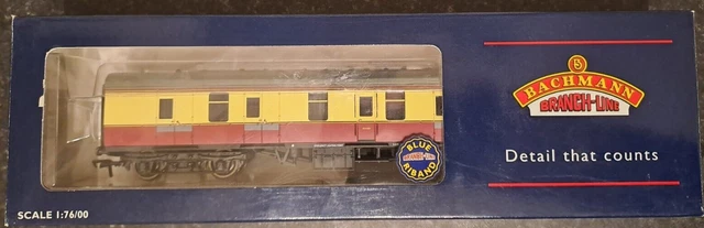 BACHMANN COACH 39-177 BR MK1 FULL BRAKE BG 00 CRIMSON/CREAM M80540 NEW ...