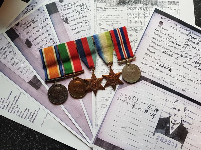 A WW1 & WW2 Mercantile Marine Medal Group to Wireless Operator E.J ...