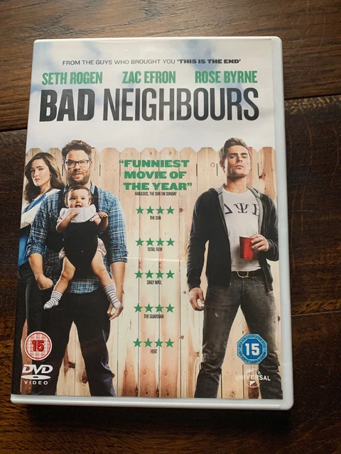 BAD NEIGHBOURS DVD Zac Efron .Seth Rogen EUR 1,16 - PicClick IT