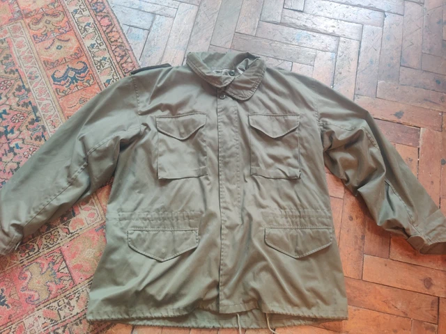 VINTAGE US ARMY M65 Field Jacket OG 107 American Military Vietnam Era XL Reg £55.00 - PicClick UK