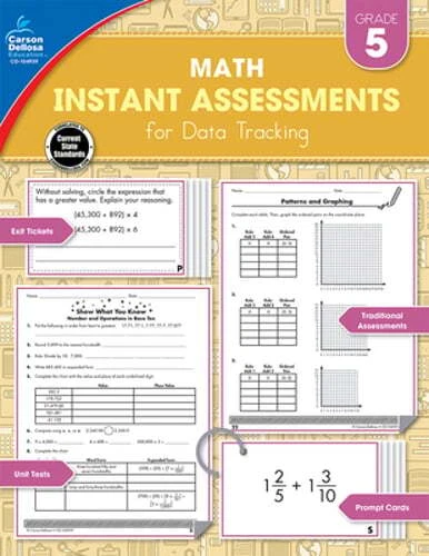 INSTANT ASSESSMENTS FOR Data Tracking, Grade 5: Math by Redeana Davis ...