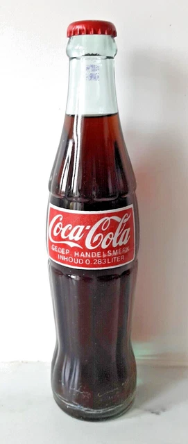 COCA COLA BOTTLE Languages Bottle ARUBA DUTCH RED /WHITE ACL 283ML FULL ...
