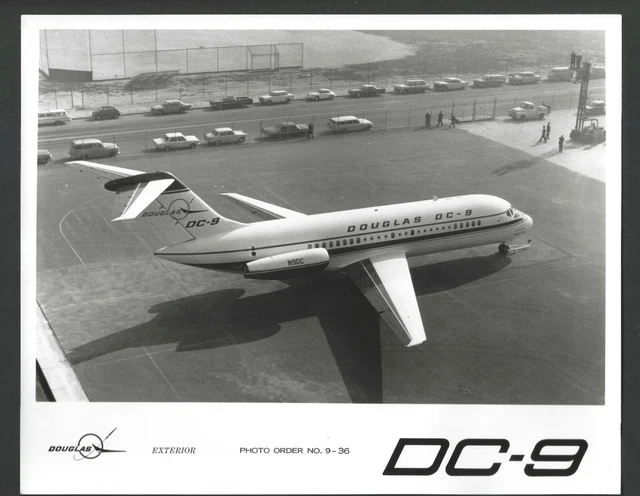 DOUGLAS DC-9 NDC9 Prototype First Flight Official Original Photo No. 9 ...