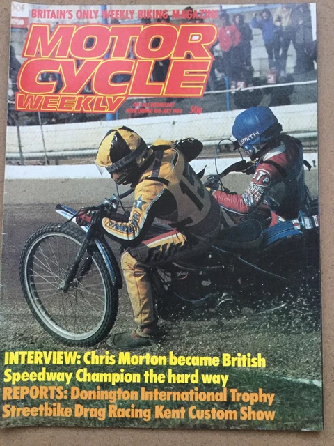 MOTOR CYCLE WEEKLY Magazine - 16 July 1983 - Kawasaki KE125, Honda ...