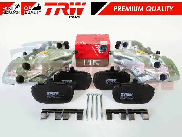 UPGRADED AUSTIN PRINCESS 4 Pot Brake Calipers & Trw Pad Kit Escort ...