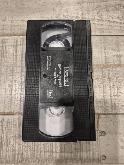 BARNEY: RHYMES WITH Mother Goose (VHS, 1993) Black Tape, Canada $15.00 ...