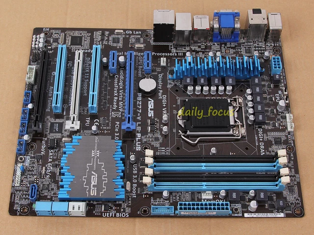 ASUS P8Z77-V LE PLUS Motherboard LGA 1155/Socket H2 DDR3 Intel Z77 EUR 169,03 - PicClick FR