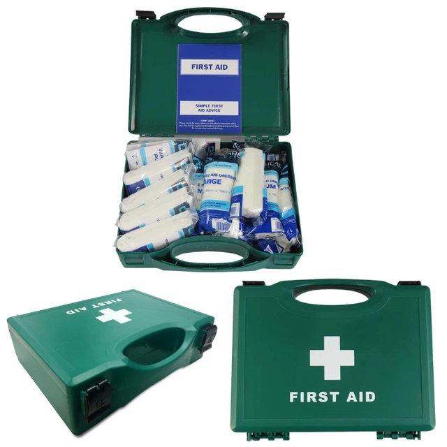 HSE FIRST AID Box 1-10 Person Uk Compliant Kit For Home/Office/Business ...