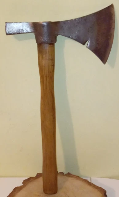 OUTIL ANCIEN BEL AXE Hache OLD TOOL de Charpentier couvreur en Acier ...