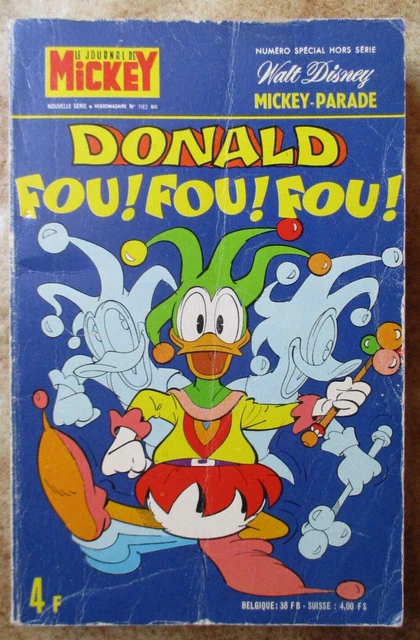 MICKEY PARADE (MICKEY bis) (1975) 1182 Donald fou ! Fou ! Fou ! (Neuf ...