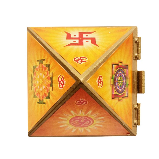 WOODEN PYRAMID WISH Vastu Cash Box 4 inch £48.90 - PicClick UK