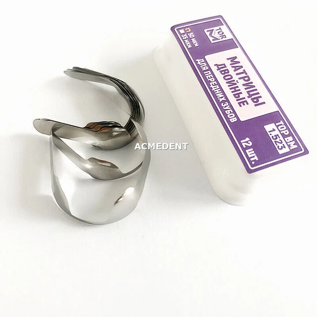 DENTAL INTERPROXIMAL PROXIMAL Anterior Strip Matrice Twin Matrix Bands ...