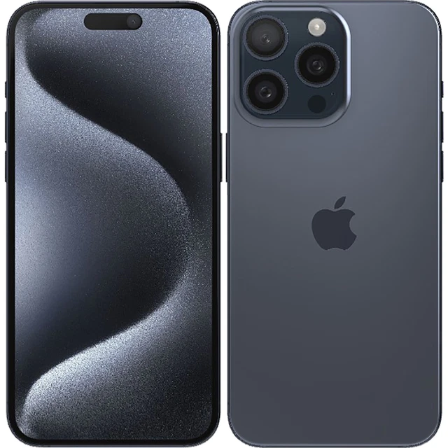 APPLE IPHONE 15 Pro Max 5G Blue Titanium 1TB + 8GB SIM + ESIM Unlocked ...