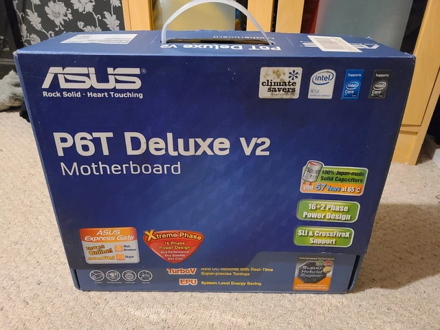 ASUS P6T DELUXE V2 LGA 1366 Motherboard, Core i7 First Gen, X58 chipset ...