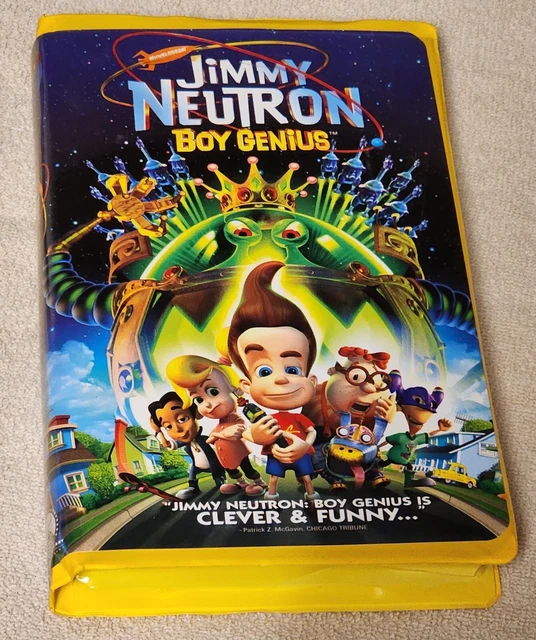 Jimmy Neutron Boy Genius Nickelodeon Movie Vhs Video Tape 2002 0634