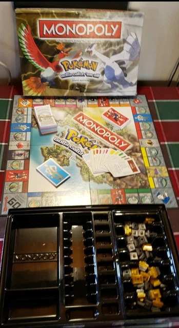 POKEMON MONOPOLY GAME Johto Edition Gotta Catch 'em All Board Family ...