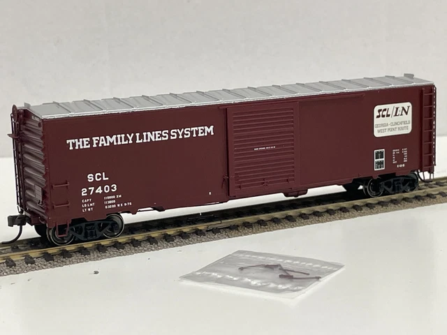 ATLAS 20 001 452 -H0- Family Lines (SCL) 50' Single Door Box Car. no ...