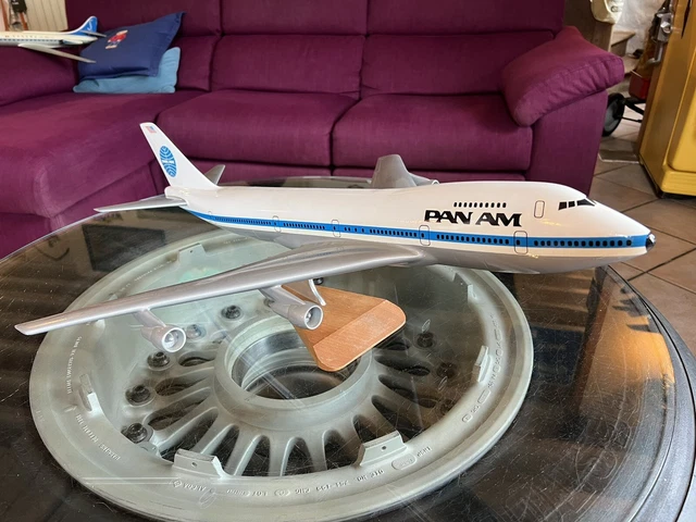 VINTAGE PAN AM 1/100 PACMIN Boeing 747-100 Model £1,335.53 - PicClick UK
