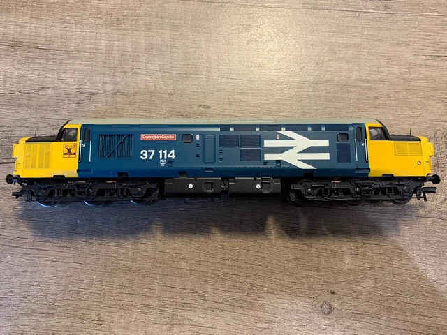 BACHMANN 32-775X OO Gauge Class 37 37114 Dunrobin Castle BR Large Logo ...