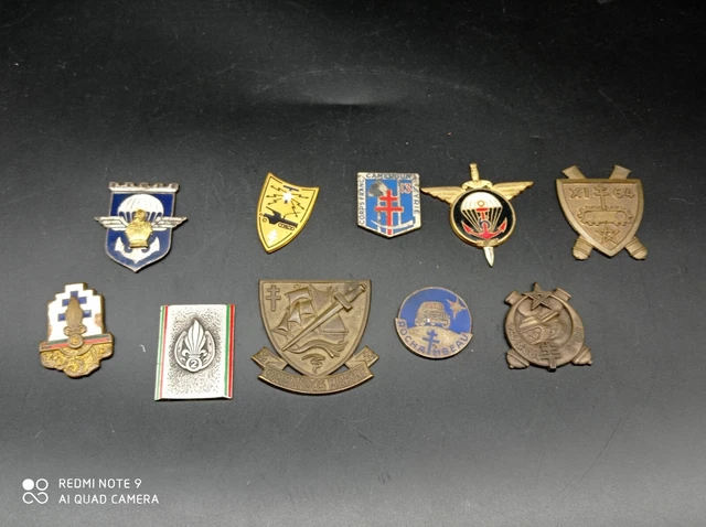 LOT INSIGNES MILITAIRE Parachutiste , TAP, Para ,Commando,Légion . EUR ...