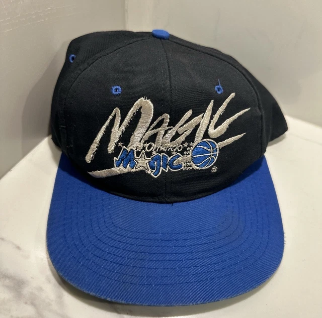 VINTAGE 90S ORLANDO Magic Logo Athletic Snapback basketball Hat NBA ...