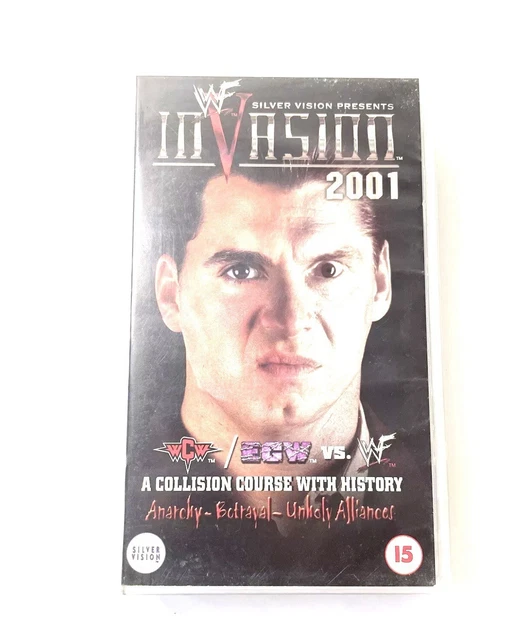 WWE INVASION 2001 Wrestling Vhs Video Tape Vintage Wcw Ecw Wwf £14.23 ...