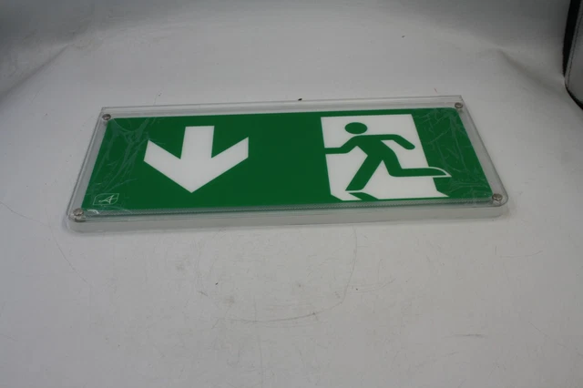 ANSELL EMERGENCY EXIT Sign Legend For Recessed Fitting by Ansell £7.00 ...