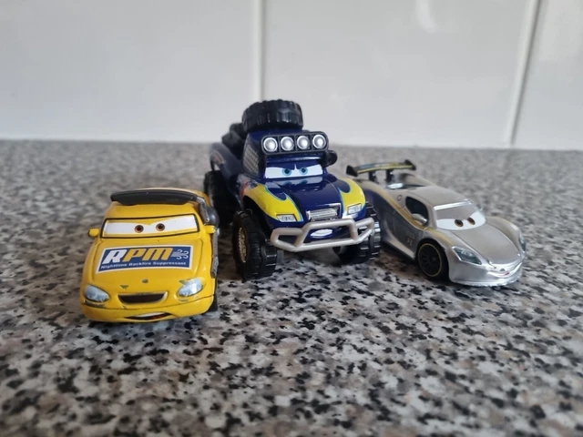 DISNEY PIXAR CARS Bundle of 3 mattel Toys Cars Small £11.99 - PicClick UK