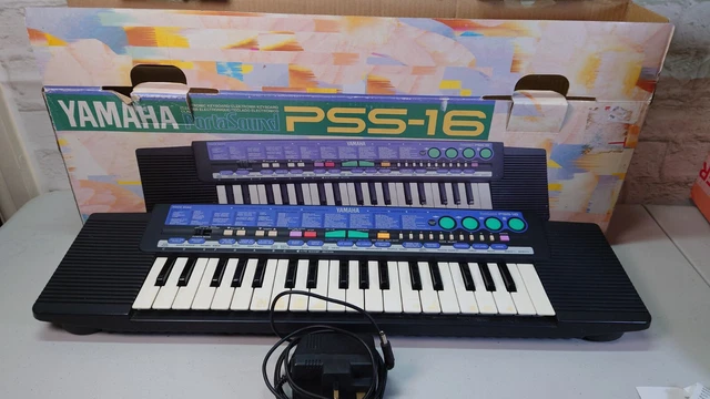 VINTAGE YAMAHA PORTASOUND KEYBOARD PSS-16 working boxed ELECTRONIC £24. ...