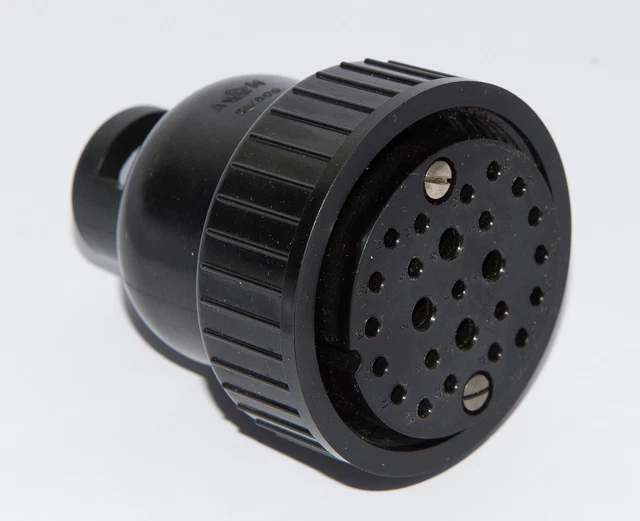 SOCKET TYPE M 5X/808 25 Way Bakelite Air Ministry RAF Vintage Aircraft ...