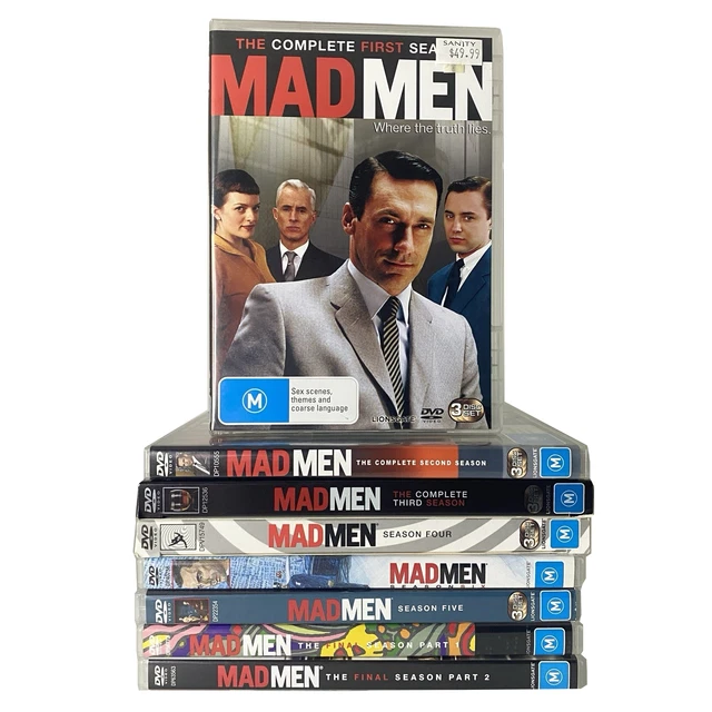MAD MEN DVD Complete Series 1-7 Seasons 1-7 Part 1 & 2 Region 4 Like ...