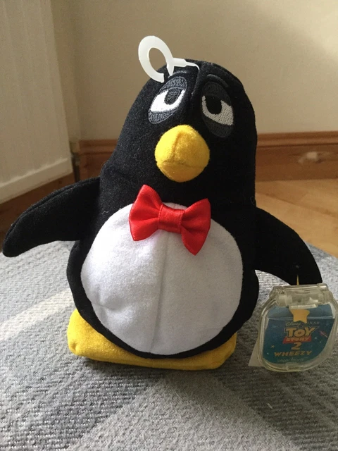 MATTEL STAR BEAN Bag Disney Pixar Toy Story 2 Wheezy Penguin Plush ...