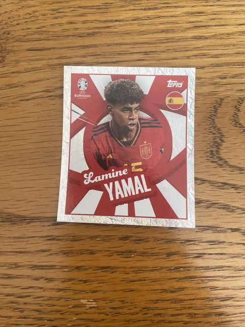 TOPPS EURO 2024 Lamine Yamal PTW sticker(base) $9.71 - PicClick AU
