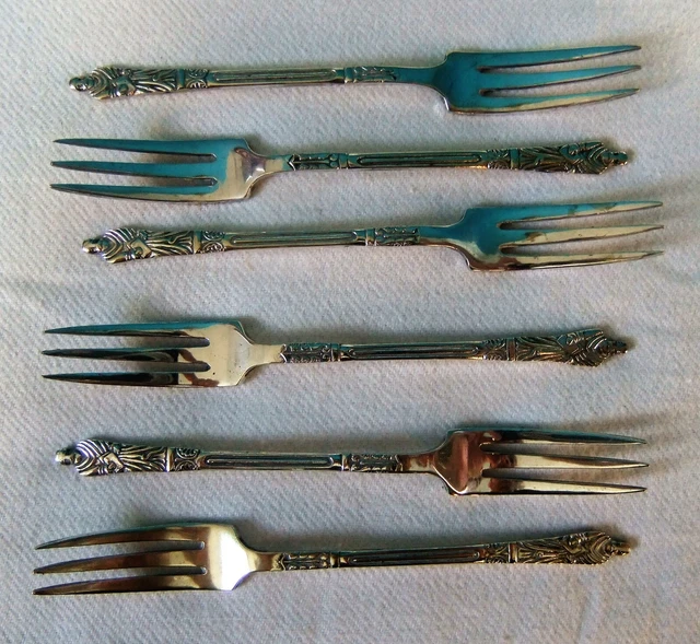 EPNS SILVER PLATE Set of 6 Apostle Forks £4.00 - PicClick UK