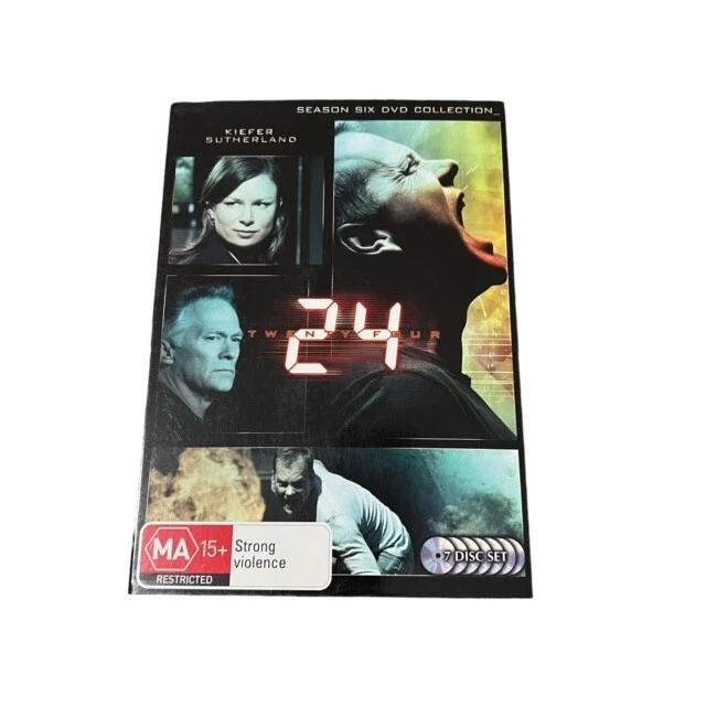 TWENTY FOUR 24 The Complete Season Six DVD Kiefer Sutherland Region 4 Drama $11.20 - PicClick AU
