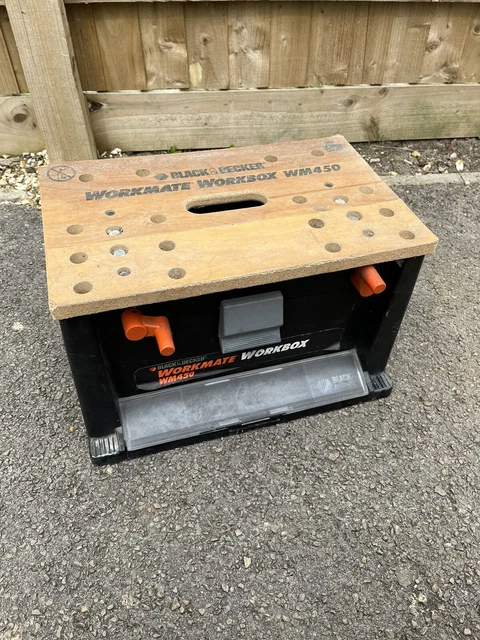 BLACK & DECKER Wm450 Workmate Workbox/Toolbox £49.95 - PicClick UK
