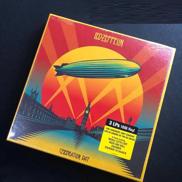 LED ZEPPELIN CELEBRATION Day 3 Vinyl Records 180g LP Box Set US 2013 ...