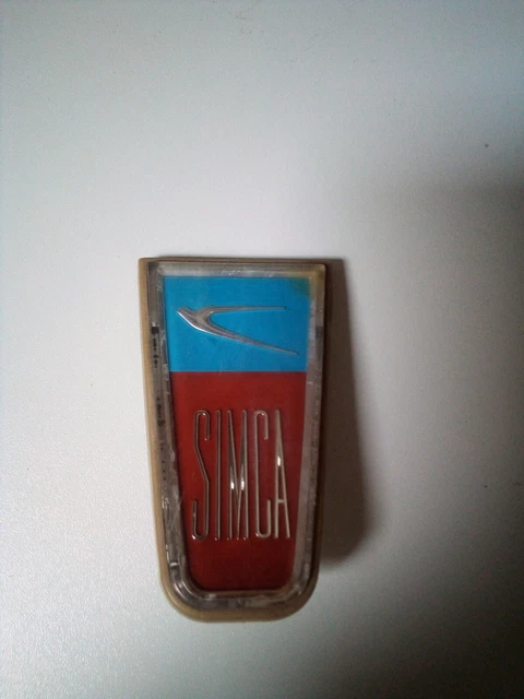 PLAQUE DE CALANDRE SIMCA ancien Logo embleme EUR 39,00 - PicClick FR