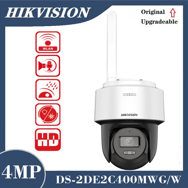 HIKVISION DS-2DE2C400MWG/W 4MP WIFI telecamera di sicurezza rilevamento umano ibrida luce EUR ...