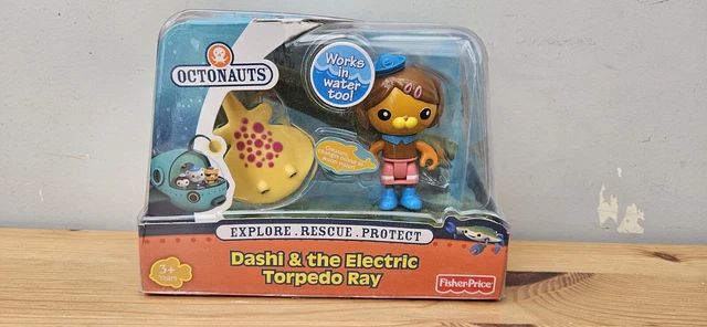 FISHER PRICE CBEEBIES Octonauts Dashi & Electric Torpedo Ray Figure ...