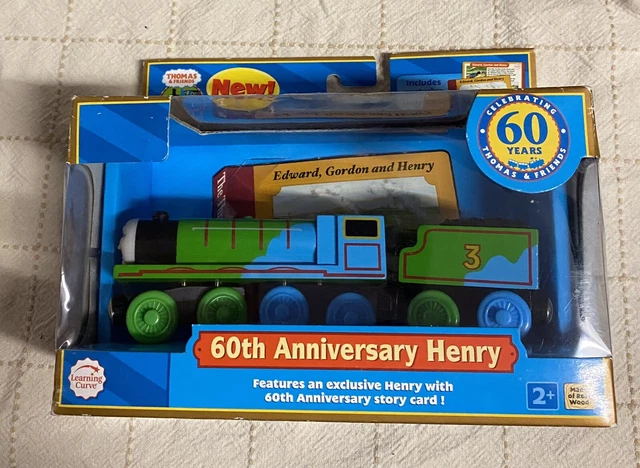 THOMAS THE TANK Engine & Friends Wooden Train 60th Anniversary Henry ...