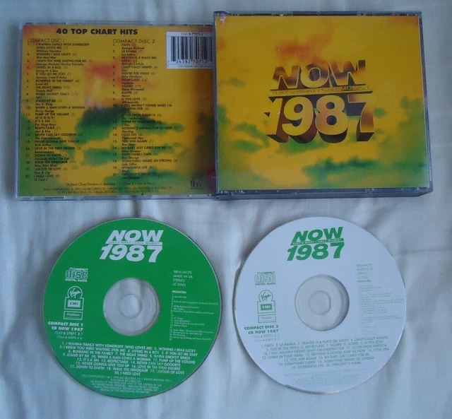 NOW THAT'S WHAT I Call Music 1987 DOUBLE CD FAT BOX ORIGINAL - FAST ...