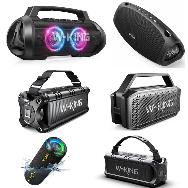 W-KING BLUETOOTH SPEAKER all Models D8, D9, x10, D10, D320, T9-2, T11 ...