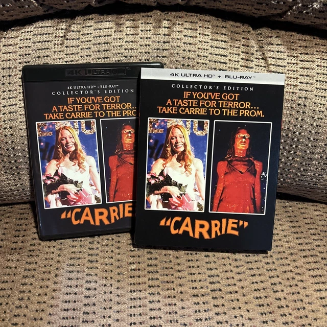 CARRIE (COLLECTOR'S EDITION) (4K Ultra HD, 1976) OOP Slipcover. Scream ...