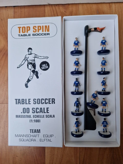 COMPLETE TOP SPIN Table Soccer Subbuteo Classic Millwall Football Team ...