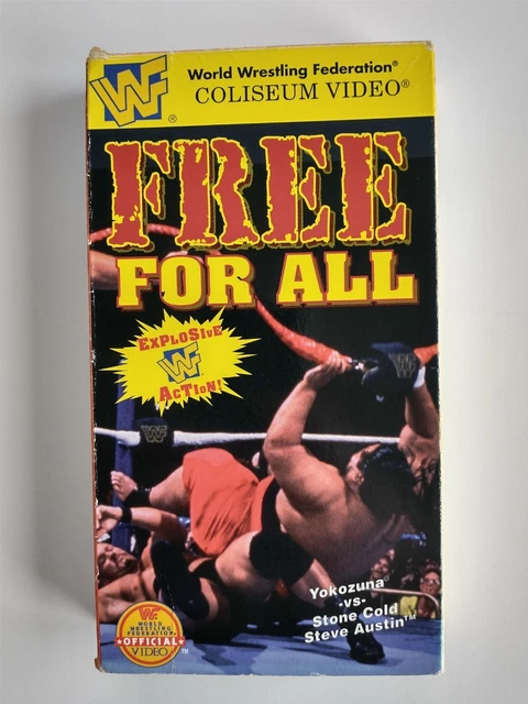 WWF 1997 COLISEUM Video Free For All VHS US Release - WWE Wrestling Bret Hart £29.99 - PicClick UK